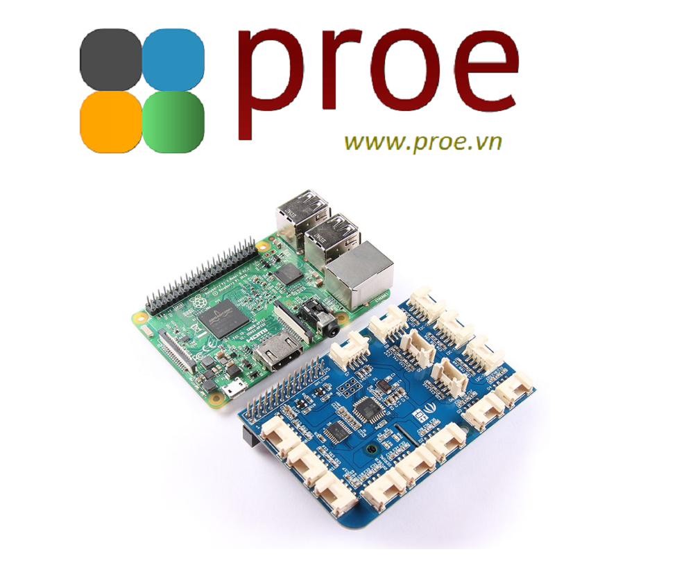 Raspberry Pi Grove Shield GrovePi+ | Điện tử ProE