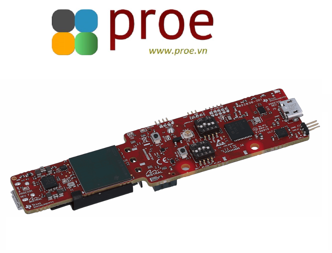 IWR6843AOP evaluation module for integrated antenna-on-package (AoP ...