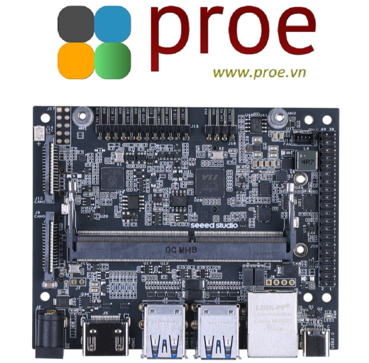 reComputer J401 Carrier Board - Jetson Orin NX/Orin Nano supported, 4x ...