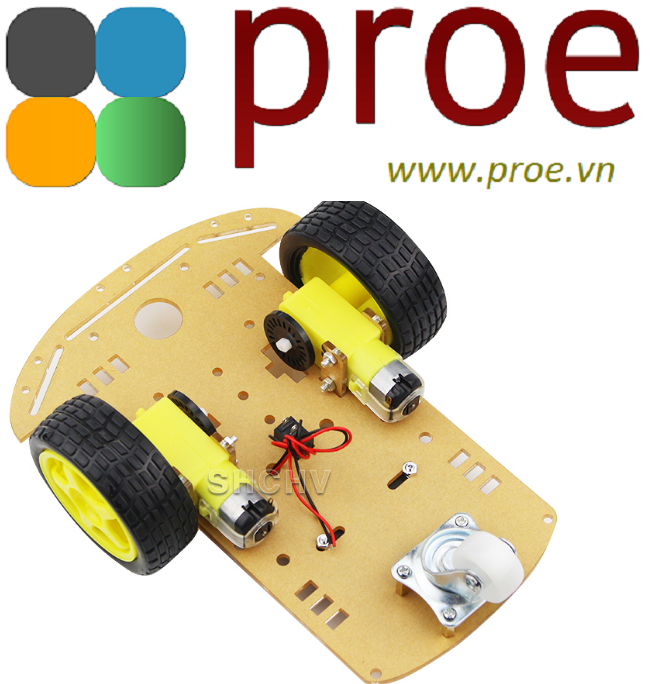Khung Xe Robot 2WD | Điện tử ProE