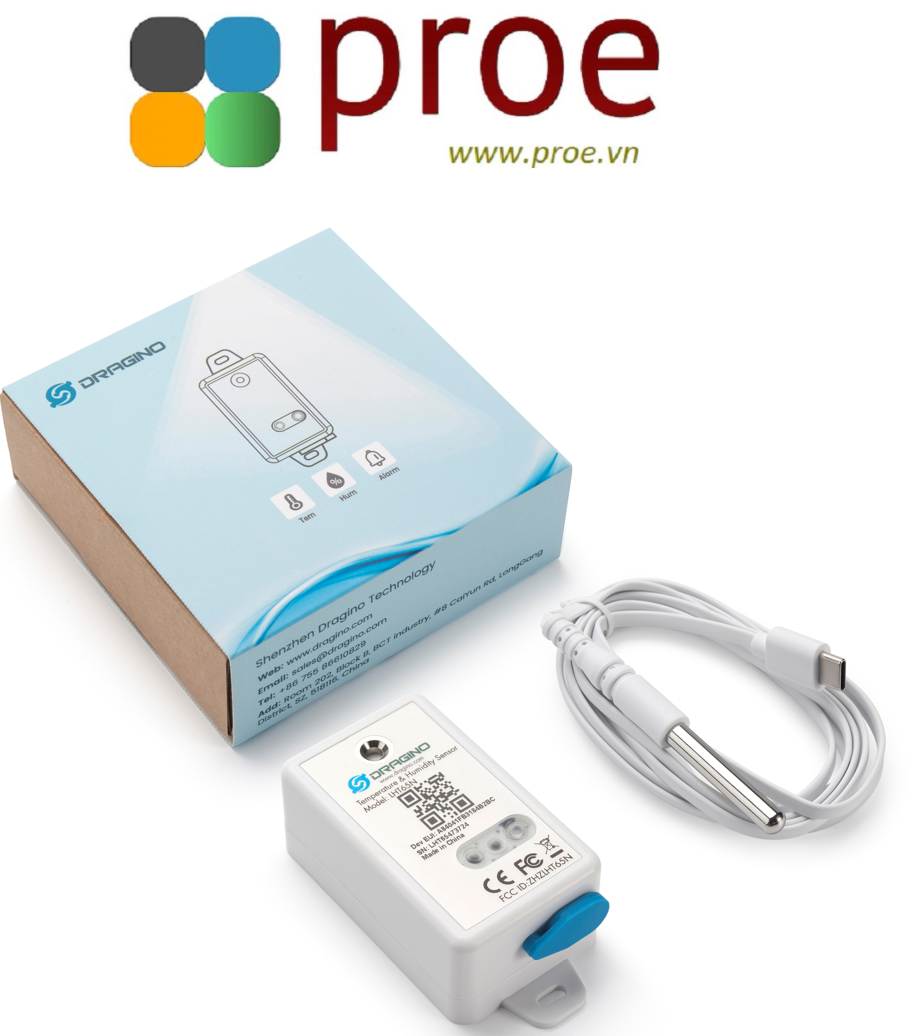 LHT65N LoRaWAN Temperature & Humidity Sensor | Điện tử ProE