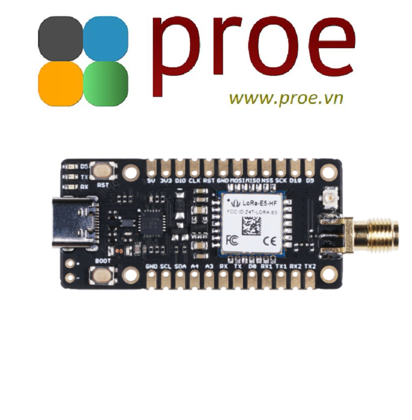 113990939 LoRa-E5 mini (STM32WLE5JC) Dev Board, LoRaWAN protocol and worldwide frequency ...