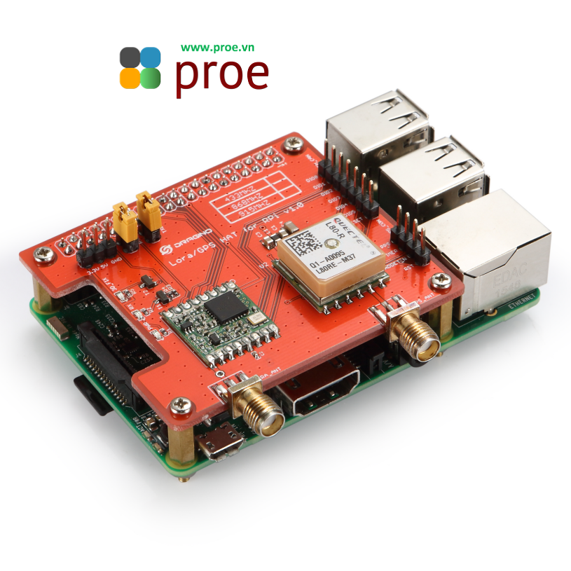 LoRa GPS HAT for Raspberry Pi | Điện tử ProE