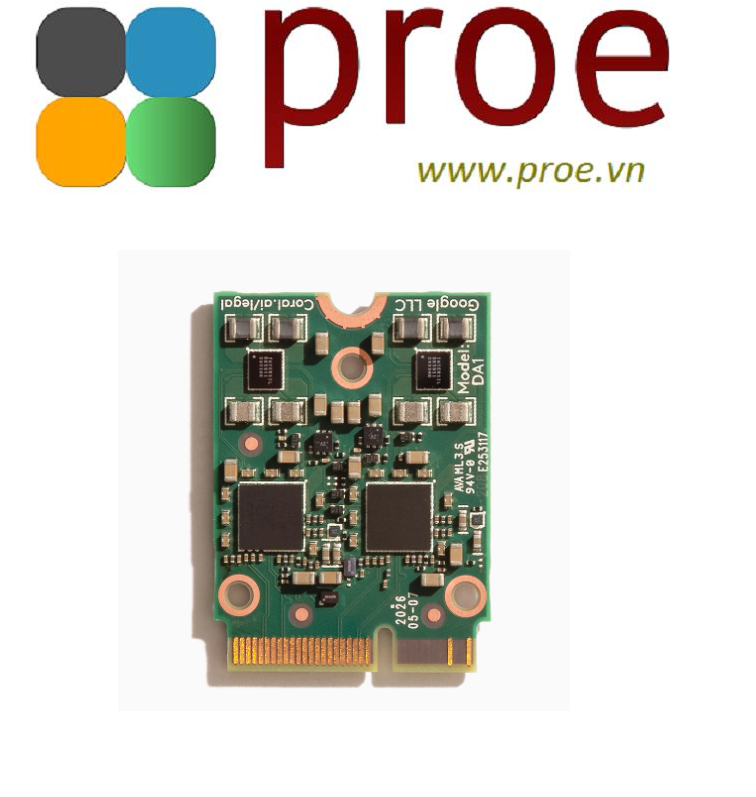 M.2 Accelerator with Dual Edge TPU | Điện tử ProE