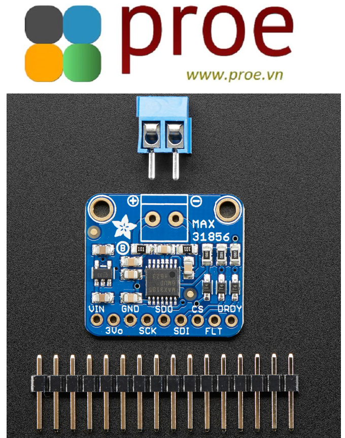 Adafruit Universal Thermocouple Amplifier MAX31856 Breakout | Điện tử ProE