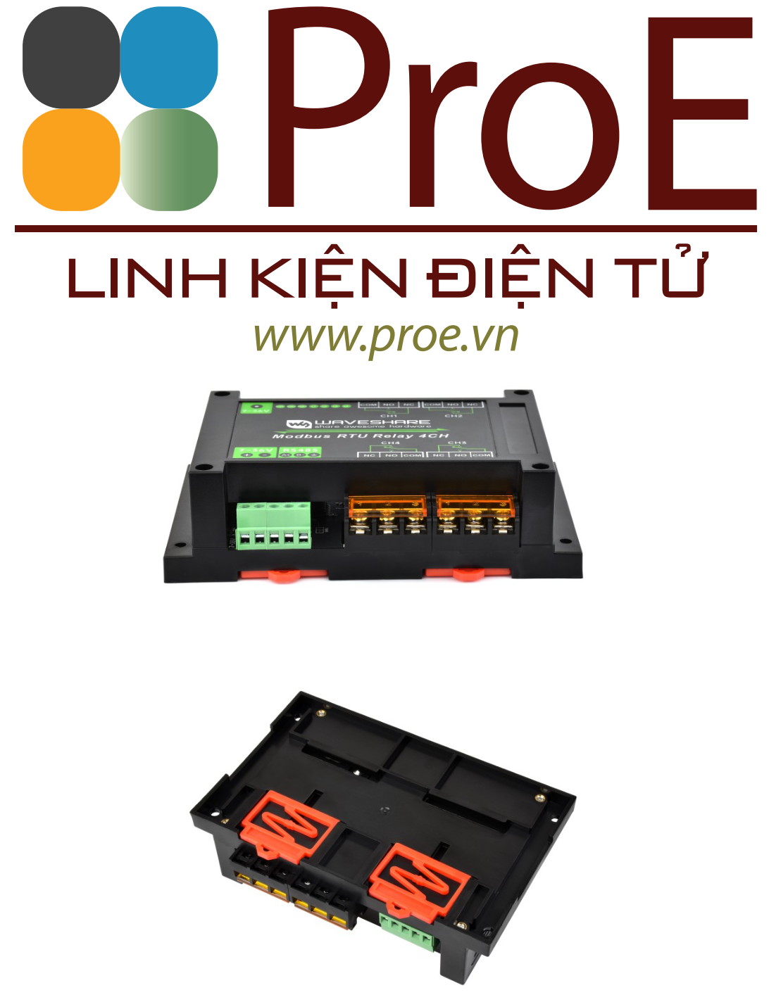 Modbus RTU Relay 4CH | Điện tử ProE
