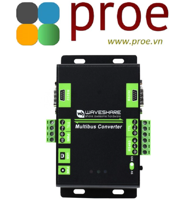 Industrial Isolated Multi-Bus Converter, USB / RS232 / RS485 / TTL ...