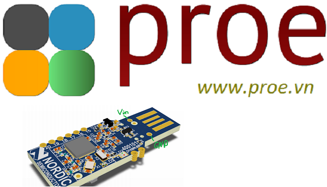 nRF52840 Dongle USB Dongle based on nRF52840 | Điện tử ProE