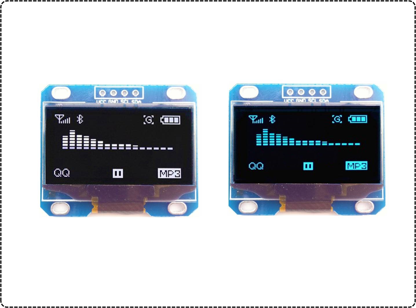 Màn hình Oled 1.3 inch I2C Driver SH1106 | Điện tử ProE