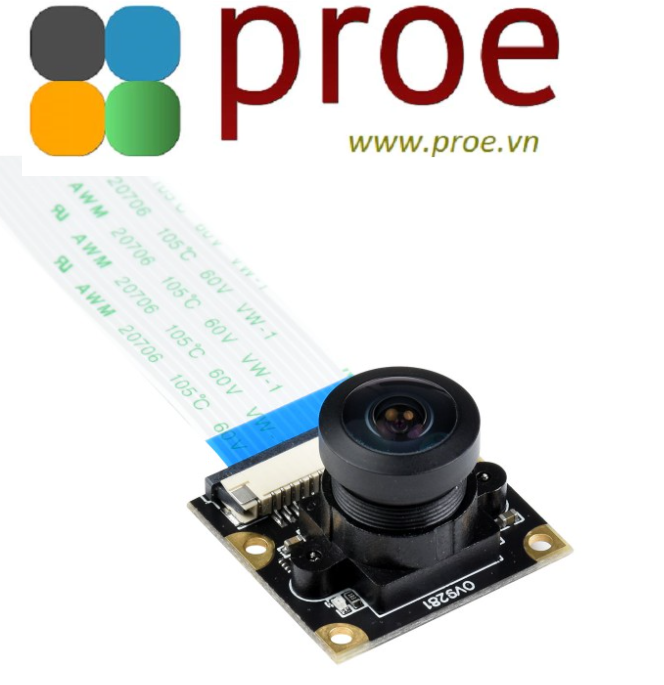 OV9281-160 Mono Camera for Raspberry Pi, Global Shutter, 1MP | Điện tử ProE