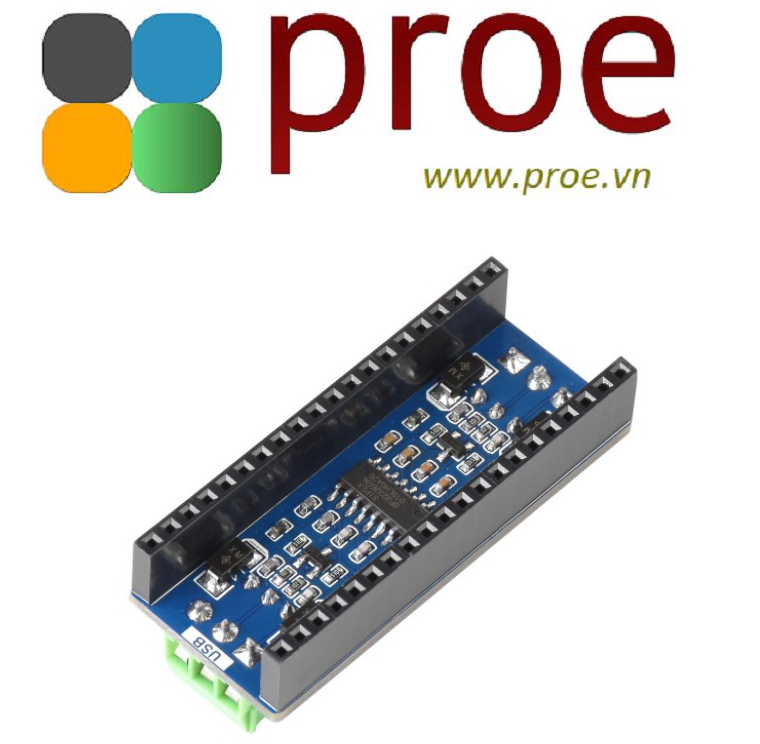 Pico-2CH-RS232 2-Channel RS232 Module for Raspberry Pi Pico, SP3232EEN Transceiver, UART To ...