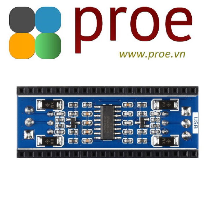 Pico-2CH-RS232 2-Channel RS232 Module for Raspberry Pi Pico, SP3232EEN Transceiver, UART To ...