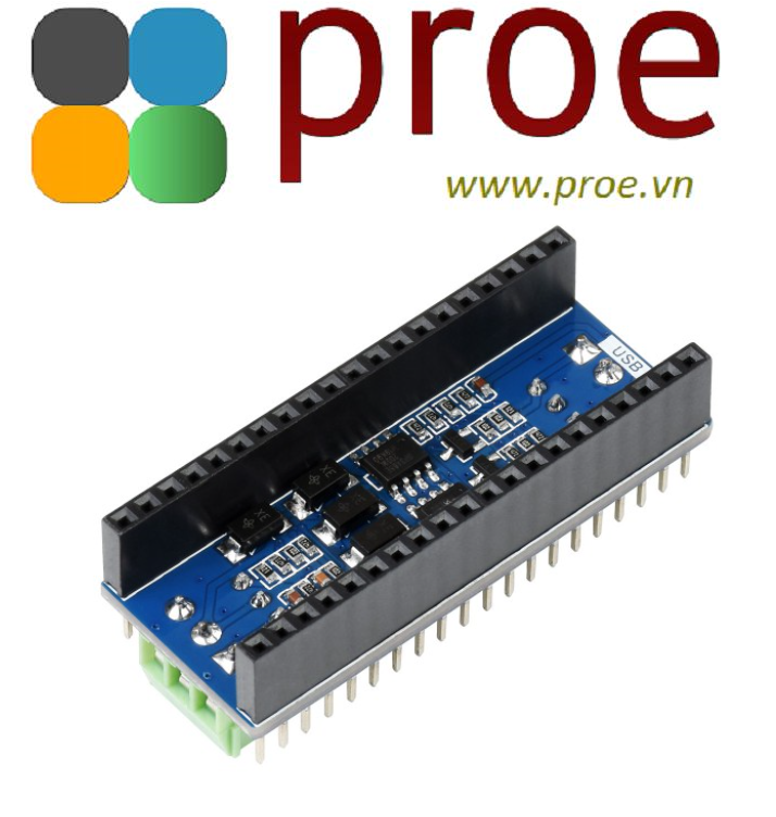 2-Channel RS485 Module for Raspberry Pi Pico, SP3485 Transceiver, UART To RS485 | Điện tử ProE