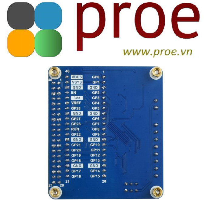 DC Motor Driver Module for Raspberry Pi Pico, Driving up to 4x DC ...
