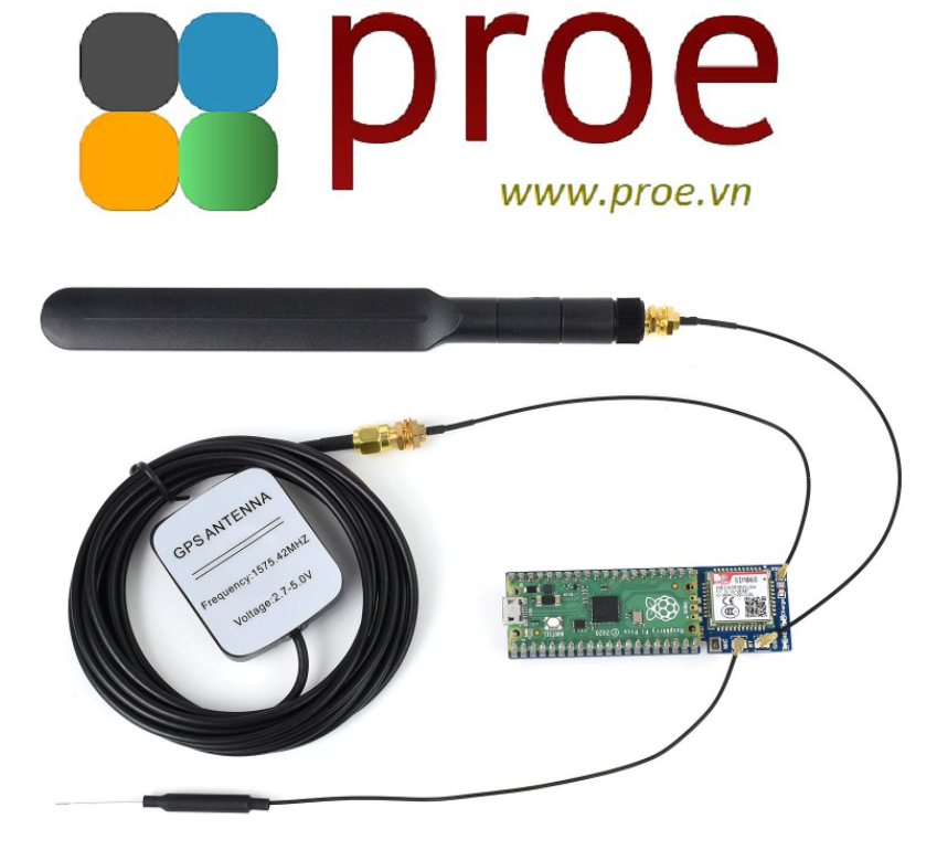 SIM868 GSM/GPRS/GNSS Module for Raspberry Pi Pico, Bluetooth Connection ...