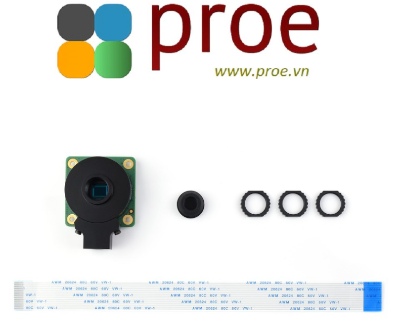 Raspberry Pi HQ Camera M12 | Điện tử ProE