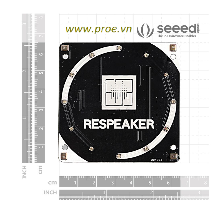 ReSpeaker 4-Mic Array for Raspberry Pi | Điện tử ProE