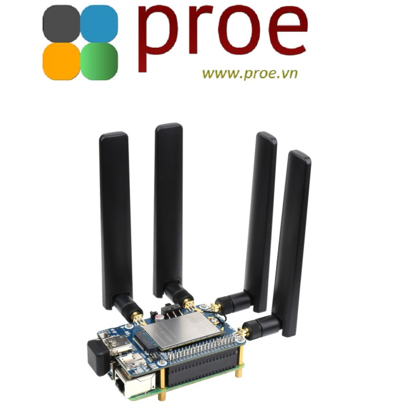 RM500U-CN 5G HAT for Raspberry Pi, Quad Antennas LTE-A, Multi Band, 5G ...