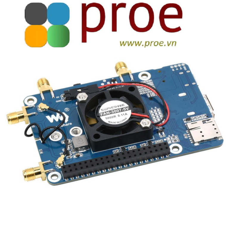 RM500U-CN 5G HAT for Raspberry Pi, Quad Antennas LTE-A, Multi Band, 5G ...