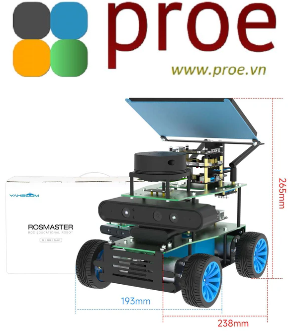 ROSMASTER X1 ROS Robot for Jetson NANO 4GB/RaspberryPi 5 | Điện tử ProE