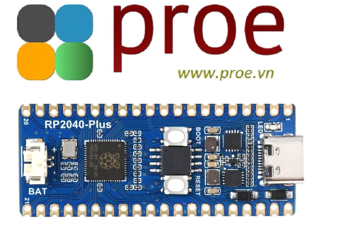 RP2040-Plus RP2040-Plus, a Pico-like MCU Board Based on Raspberry Pi MCU RP2040, Plus ver | Điện ...