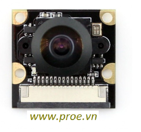 RPi Camera (H), Fisheye Lens, Supports Night Vision | Điện tử ProE