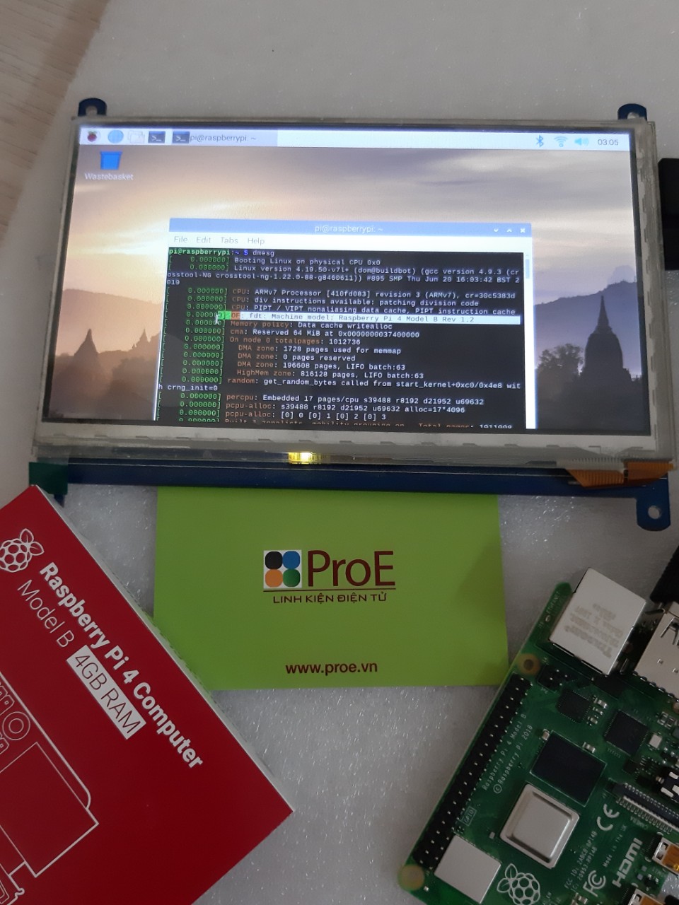 Raspberry Pi 4 Model B 4GB RAM | Điện tử ProE