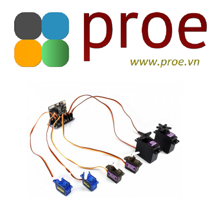 Servo Driver for microbit | Điện tử ProE