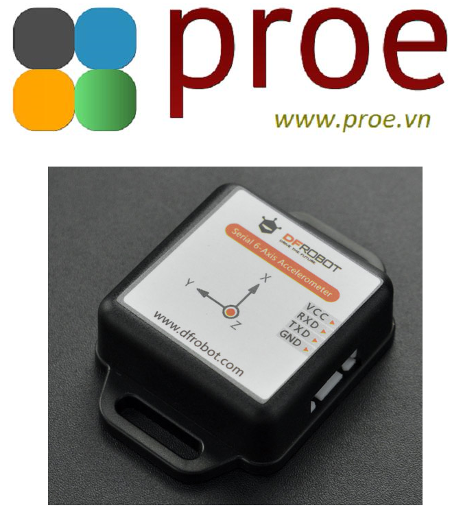 SEN0386 Serial 6-Axis Accelerometer for Arduino | Điện tử ProE