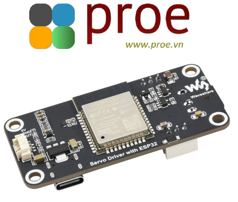 ESP32 Servo Driver Expansion Board, Built-In WiFi and Bluetooth | Điện tử ProE