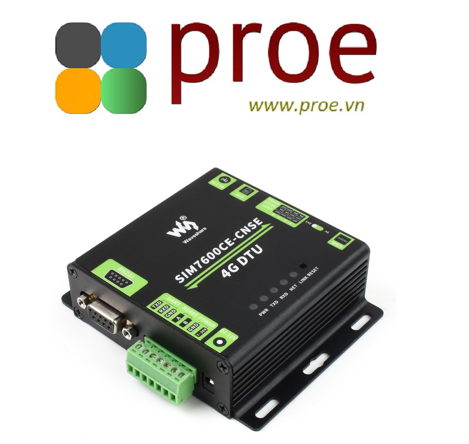 SIM7600CE-CNSE 4G DTU Industrial Grade SIM7600CE-CNSE 4G DTU, RS232/485 ...