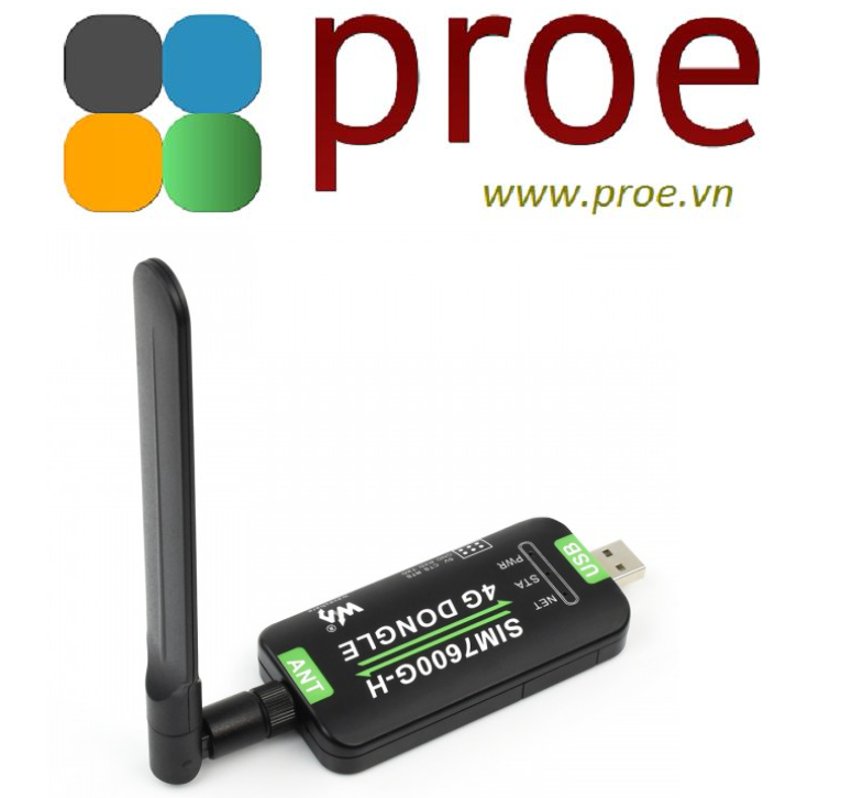 SIM7600G-H 4G DONGLE, GNSS Positioning, Global Band Support | Điện tử ProE