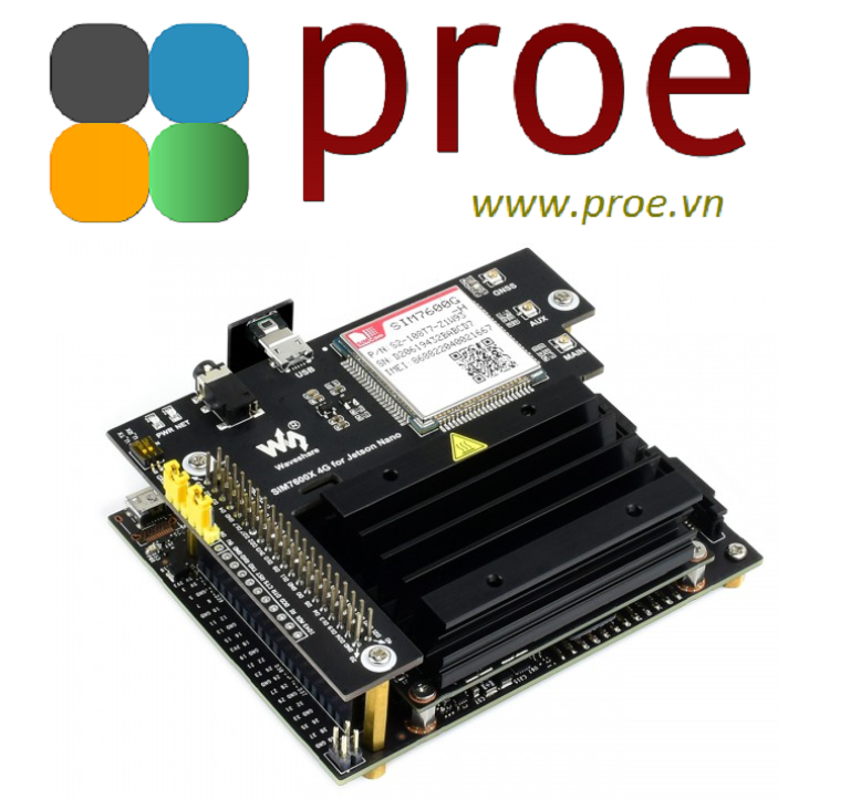 SIM7600G-H 4G / 3G / 2G / GNSS Module for Jetson Nano, LTE CAT4, Global ...