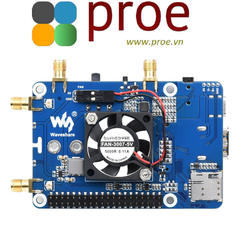 SIM8202G-M2 5G HAT (B) for Raspberry Pi, 5G/4G/3G, Snapdragon X55, Quad ...