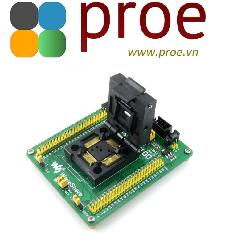 STM32-QFP100, Programmer Adapter | Điện tử ProE