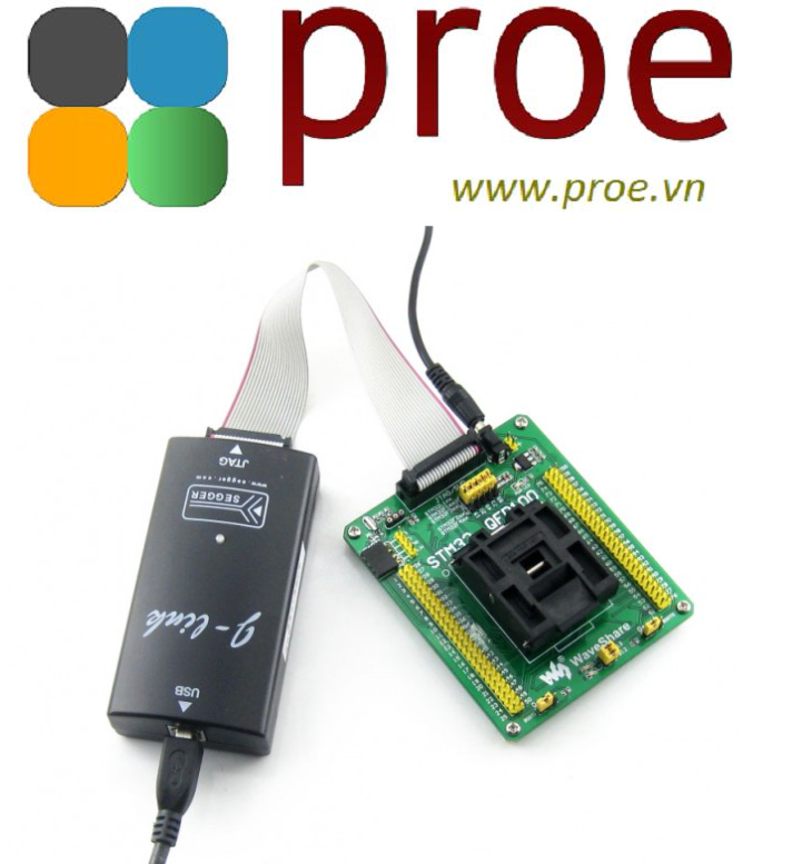 STM32-QFP100, Programmer Adapter | Điện tử ProE