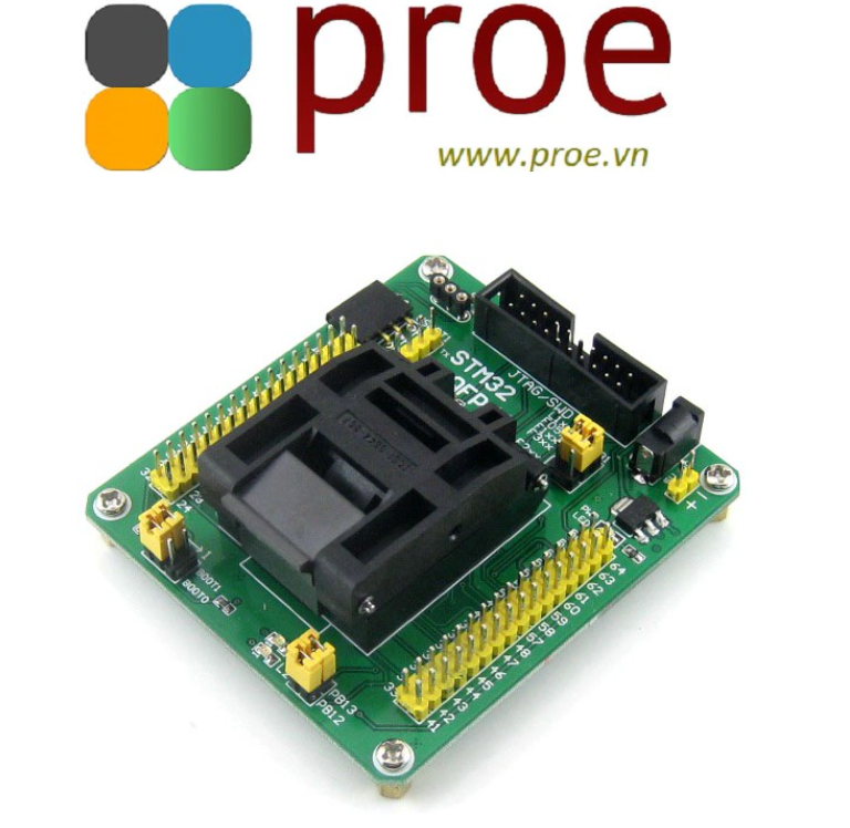 STM32-QFP64, Programmer Adapter | Điện tử ProE