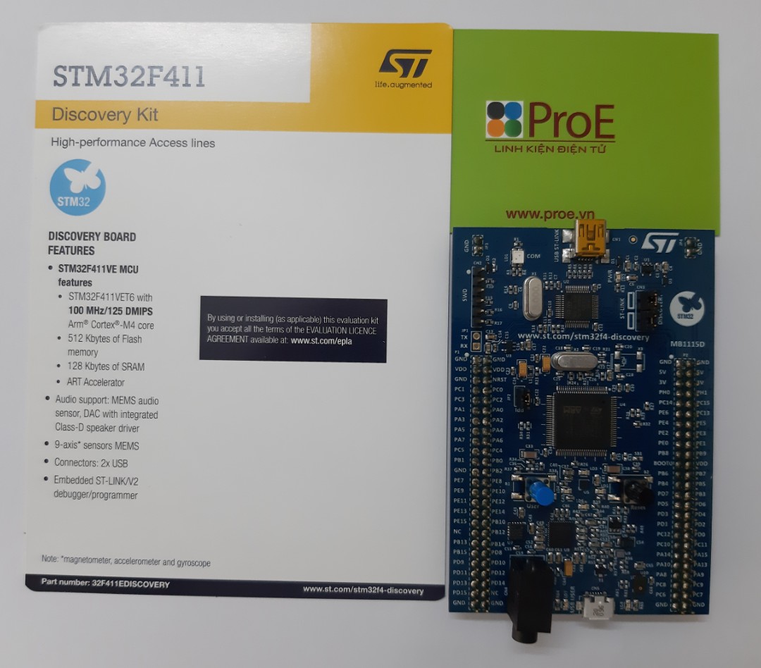 STM32F411 DISCOVERY | Điện tử ProE