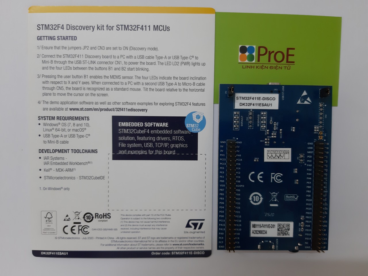 STM32F411 DISCOVERY | Điện tử ProE