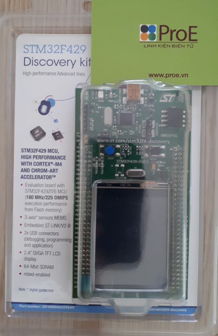 STM32F429 DISCOVERY STM32F429I-DISC1 | Điện tử ProE
