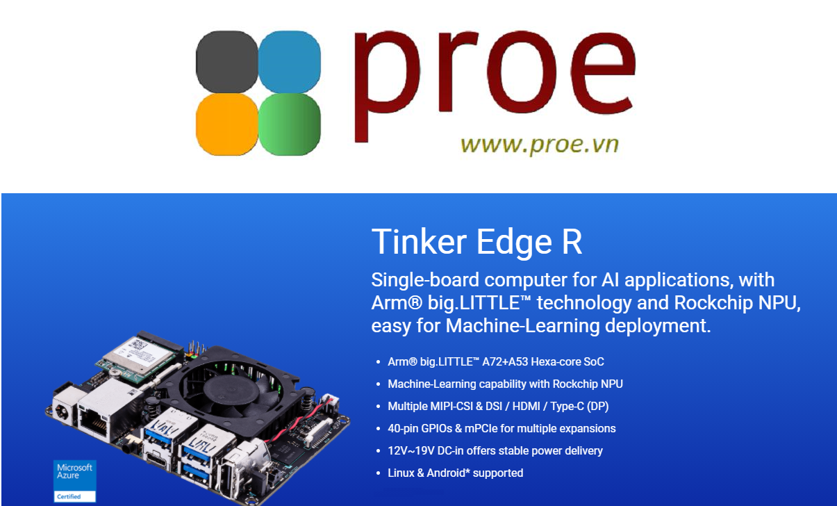 Tinker Edge R | Điện tử ProE