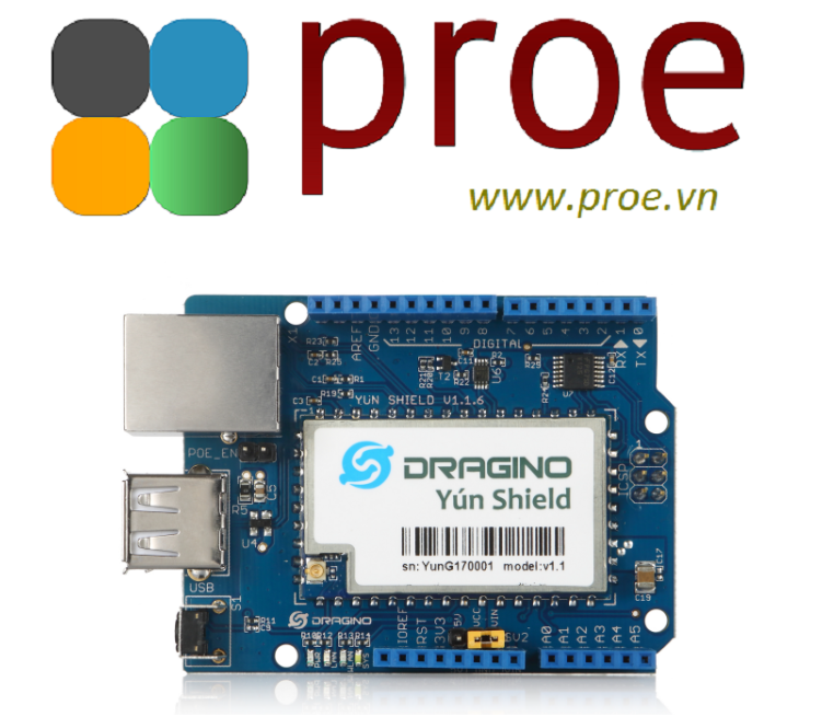 Yun Shield Arduino | Điện tử ProE
