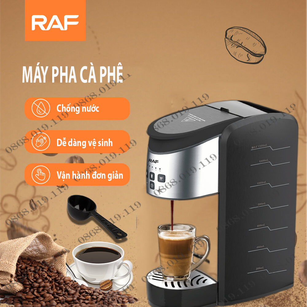 Máy Pha Cà Phê RAF R106 hàng chính hãng, giá rẻ, chất lượng cao