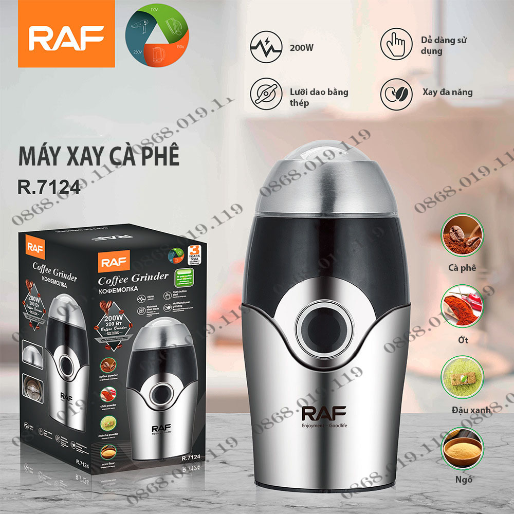 Máy Xay Cà Phê Đa Năng RAF R7124