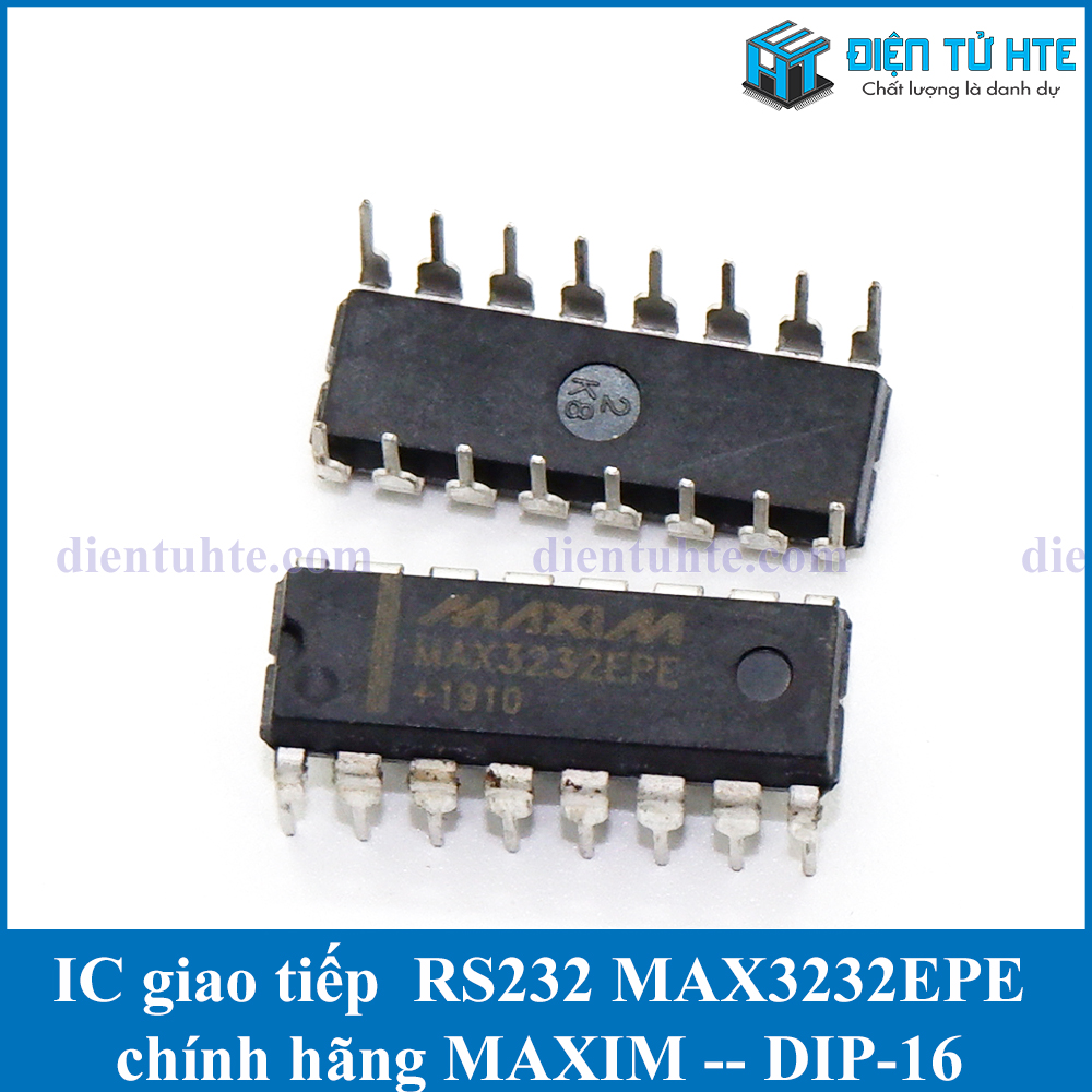 IC giao tiếp RS232 MAX3232CPE MAX3232EPE DIP-16 chính hãng MAXIM | Điện ...