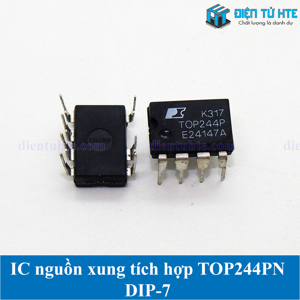 IC nguồn xung tích hợp TOP244PN DIP-7 Mới | Điện Tử HTE