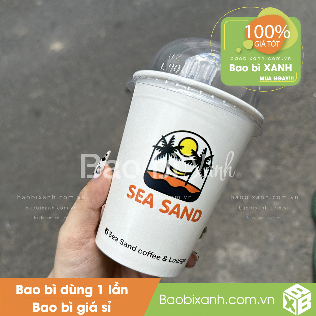 Ly giấy Sea Sand