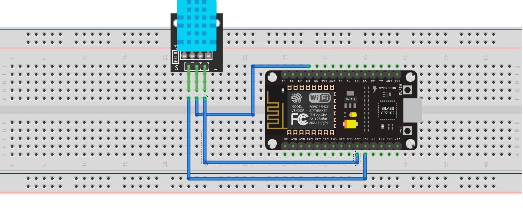 Giám Sát Nhiệt độ độ ẩm Bằng App Blynk Sử Dụng Nodemcu Esp8266 Arduino Kit