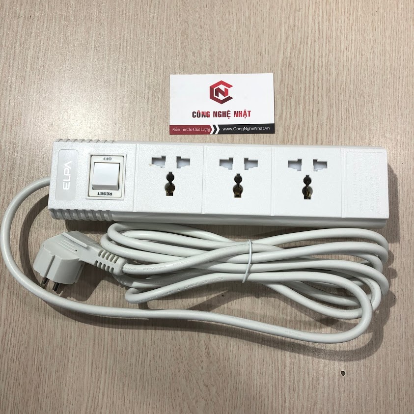 Ổ cắm di động đa năng ESL-VNC33 3 ổ cắm chính hãng ELPA JAPAN mới 100%