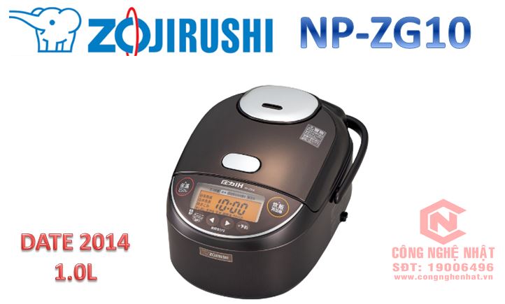 Nồi cơm điện cao tần áp suất IH chính hãng ZOJIRUSHI NP-ZG10 1.0L màu nâu Nhật Bản 2nd